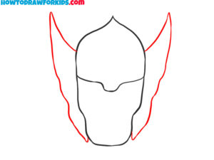 How to Draw Thor Face - Easy Drawing Tutorial For Kids