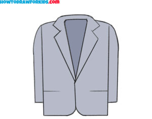 How to Draw a Blazer - Easy Drawing Tutorial For Kids