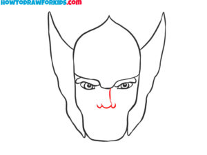 How to Draw Thor Face - Easy Drawing Tutorial For Kids