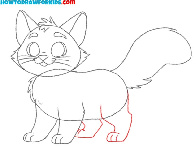 How to Draw a Cartoon Cat - Easy Drawing Tutorial For Kids