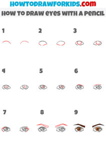 How to Draw Eyes | Easy Step by Step Drawing Tutorial