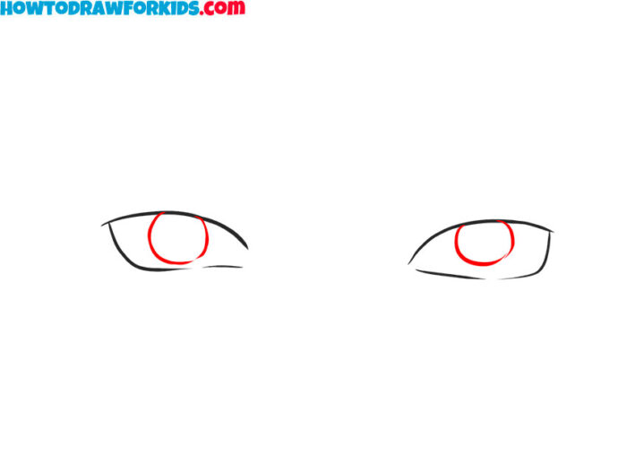 How to Draw Kakashi Eyes - Easy Drawing Tutorial For Kids