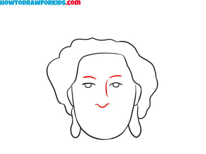 How to Draw Queen Elizabeth - Easy Drawing Tutorial For Kids