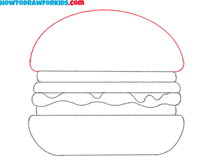 How to Draw a Burger - Easy Drawing Tutorial For Kids