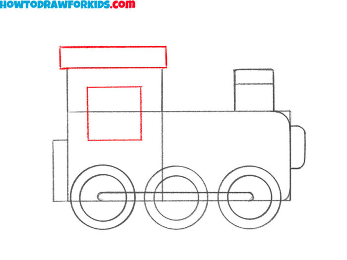 How to Draw a Train - Easy Drawing Tutorial For Kids
