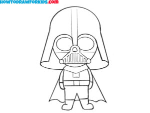 How to Draw Darth Vader - Easy Drawing Tutorial For Kids