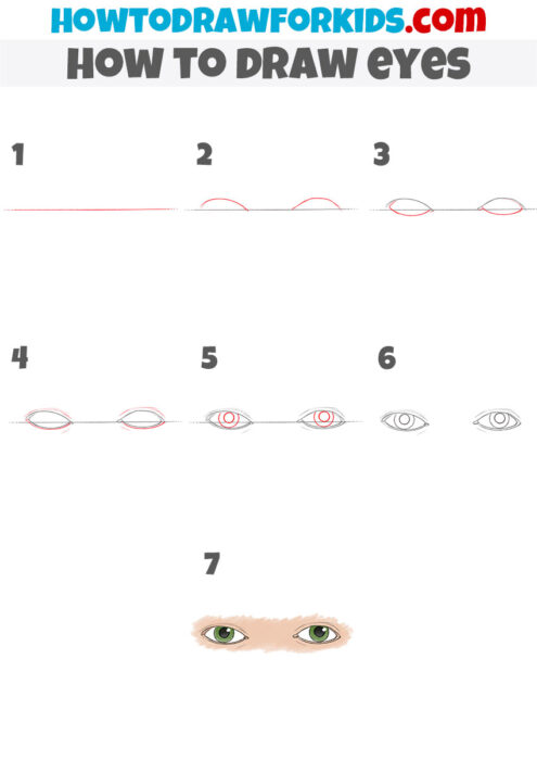 How to Draw Eyes | Easy Step by Step Drawing Tutorial