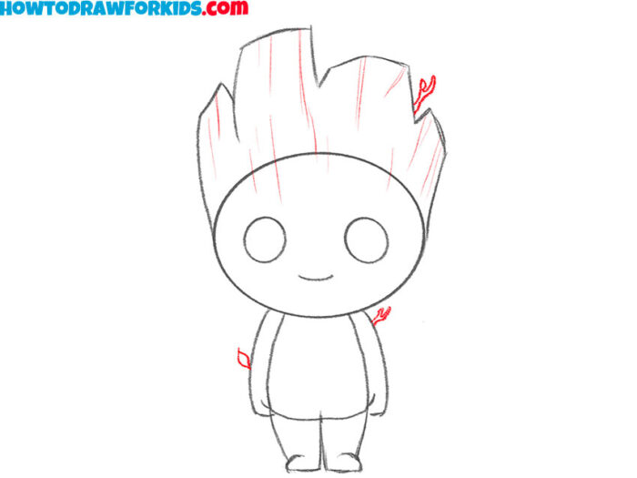 How to Draw Groot - Easy Drawing Tutorial For Kids