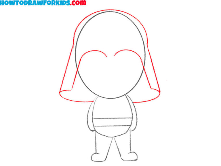 How to Draw Darth Vader - Easy Drawing Tutorial For Kids