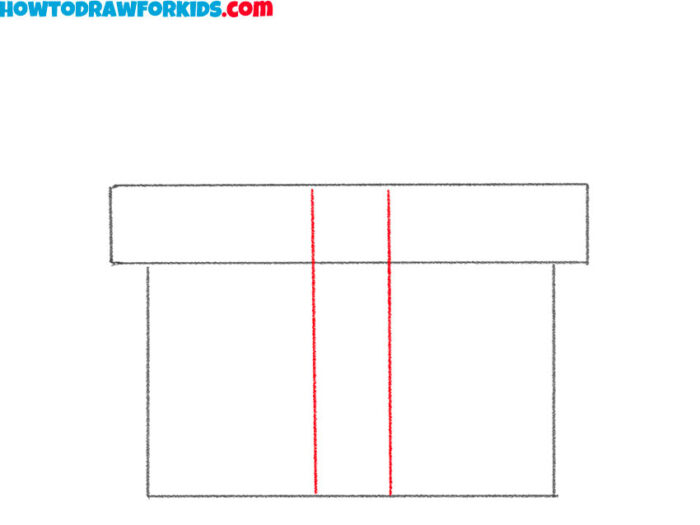 How to Draw a Gift Box - Easy Drawing Tutorial For Kids