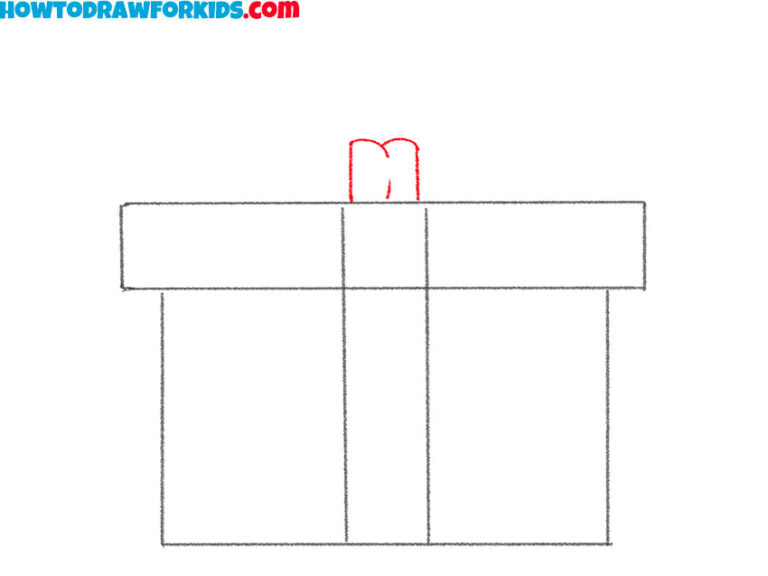 How to Draw a Gift Box - Easy Drawing Tutorial For Kids
