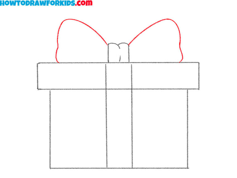How to Draw a Gift Box - Easy Drawing Tutorial For Kids