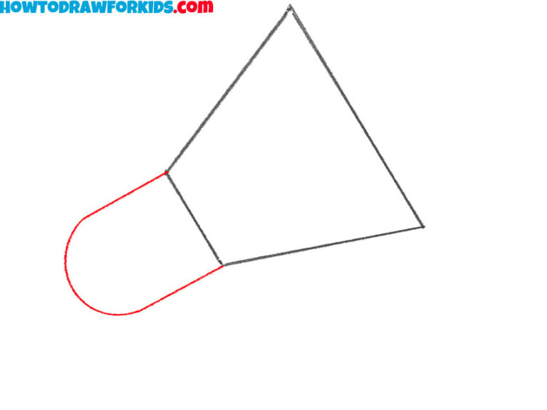 How to Draw a Megaphone - Easy Drawing Tutorial For Kids