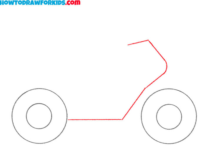 How to Draw a Moped - Easy Drawing Tutorial For Kids