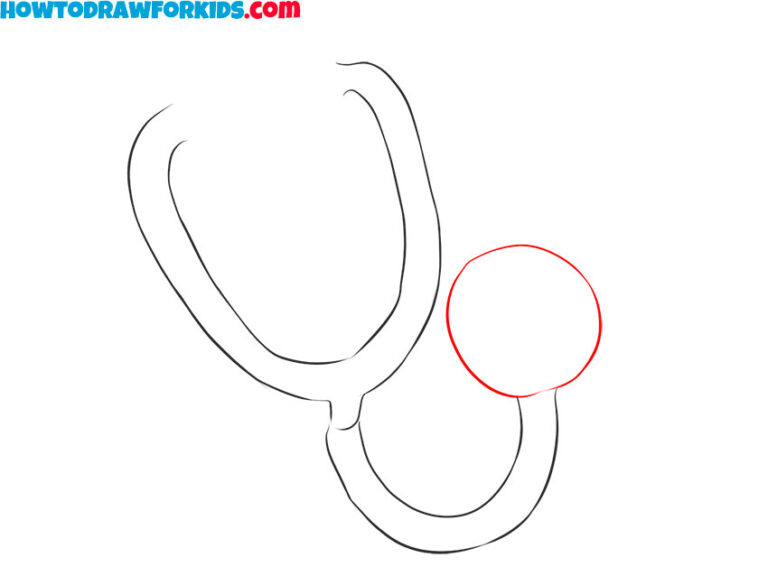 How to Draw a Stethoscope - Easy Drawing Tutorial For Kids