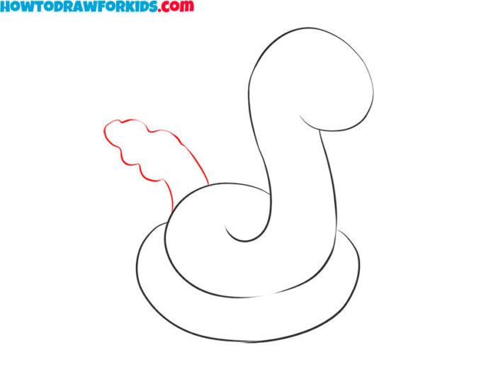 How to Draw a Rattlesnake - Easy Drawing Tutorial For Kids