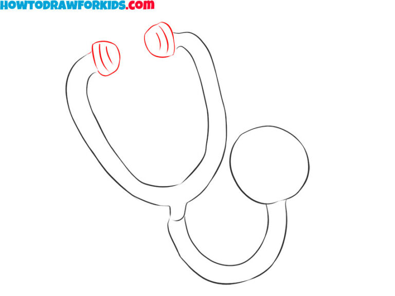 How to Draw a Stethoscope - Easy Drawing Tutorial For Kids