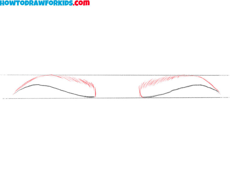 How to Draw Eyebrows - Easy Drawing Tutorial For Kids