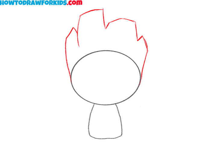 How to Draw Groot - Easy Drawing Tutorial For Kids