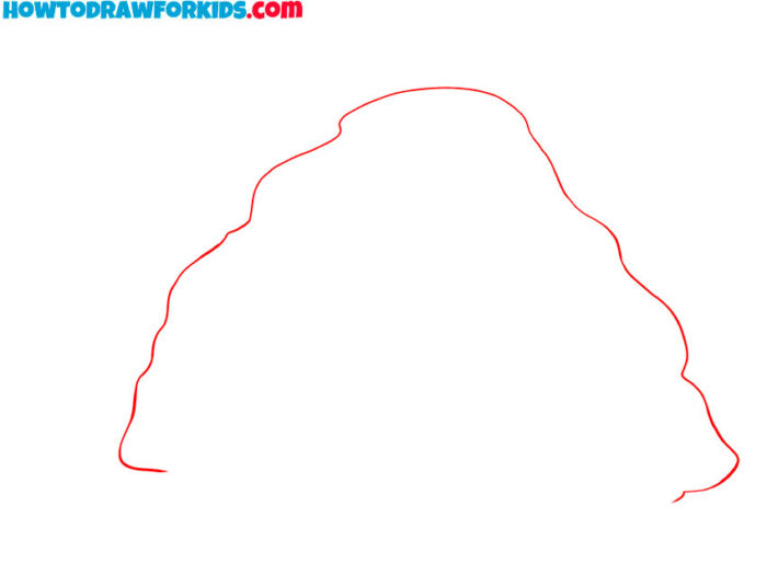 How to Draw a Cave - Easy Drawing Tutorial For Kids