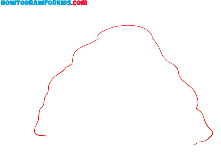 How to Draw a Cave - Easy Drawing Tutorial For Kids