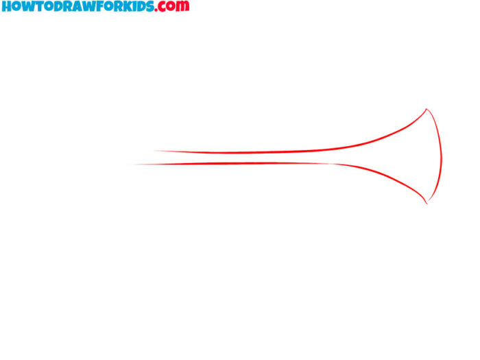 How to Draw a Trumpet - Easy Drawing Tutorial For Kids