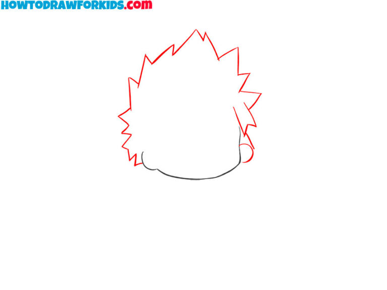 How to Draw Kirishima - Easy Drawing Tutorial For Kids