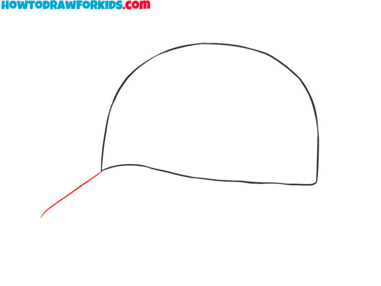 How to Draw a Baseball Cap - Easy Drawing Tutorial For Kids