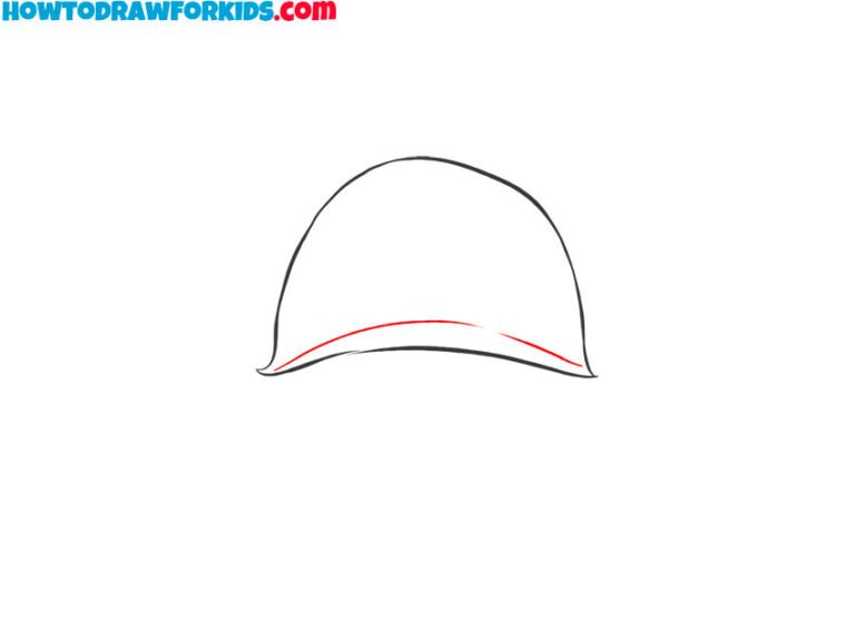 How to Draw a Helmet - Easy Drawing Tutorial For Kids