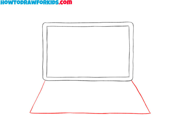 How to Draw a Laptop - Easy Drawing Tutorial For Kids