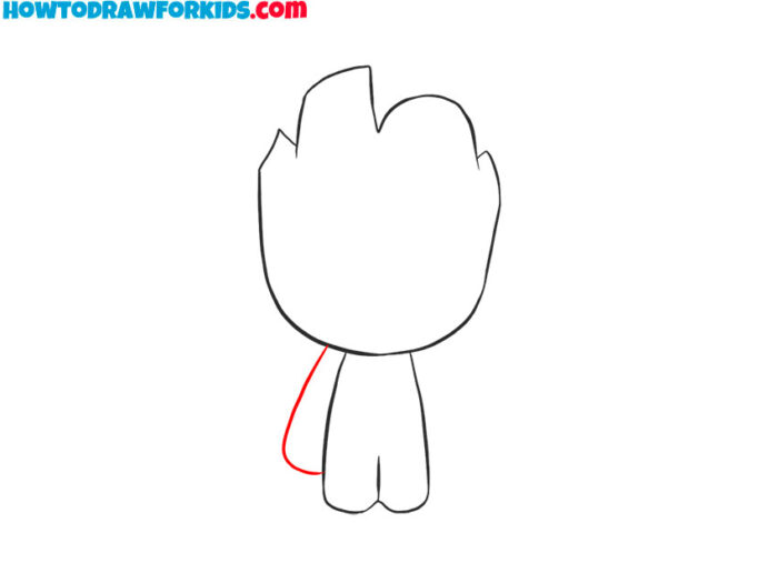 How to Draw Baby Groot - Easy Drawing Tutorial For Kids