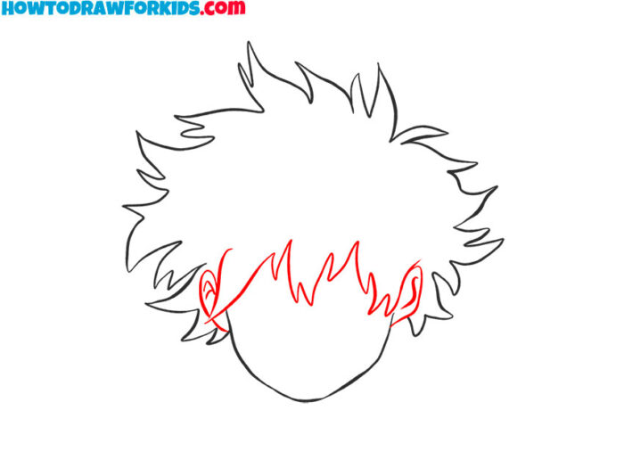 How to Draw Deku Face - Easy Drawing Tutorial For Kids