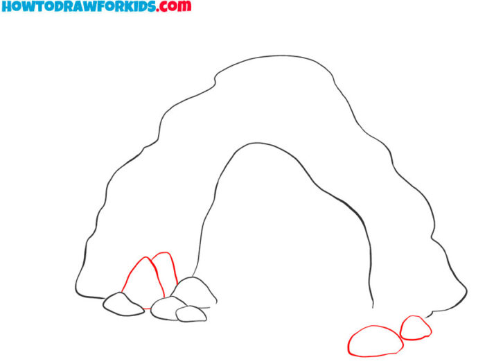 How to Draw a Cave - Easy Drawing Tutorial For Kids