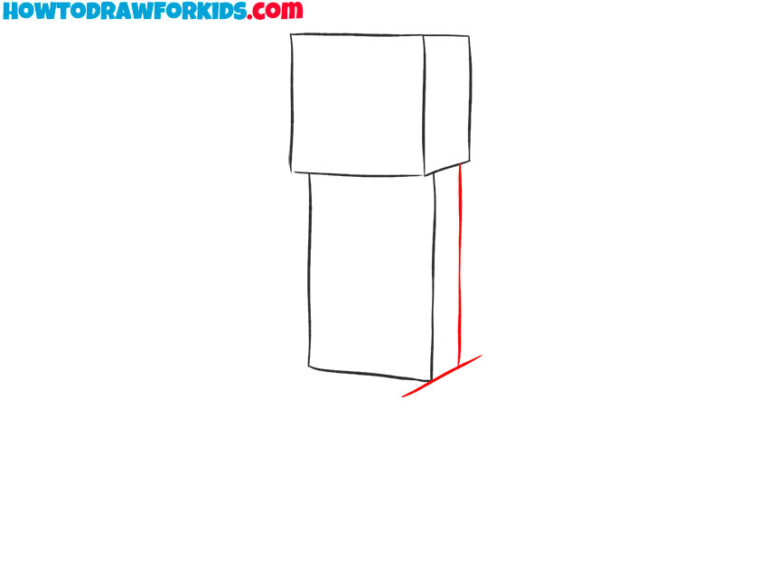 How to Draw Creeper - Easy Drawing Tutorial For Kids