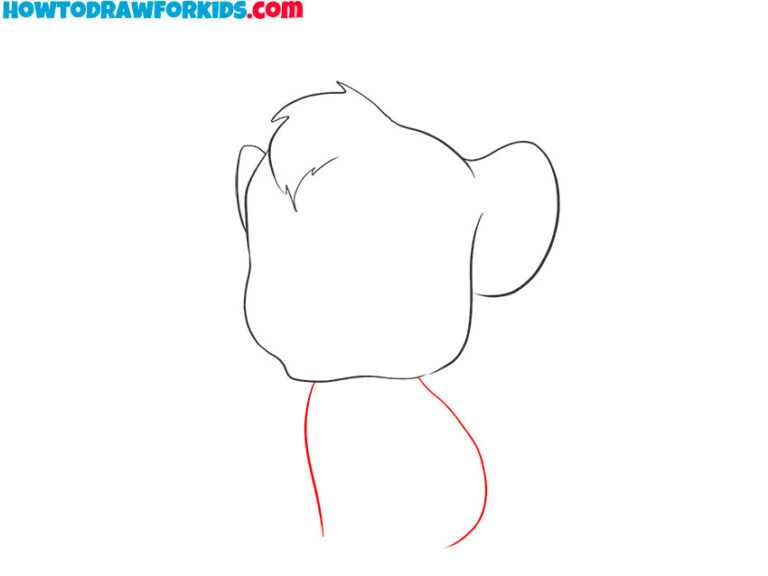 How to Draw Simba - Easy Drawing Tutorial For Kids