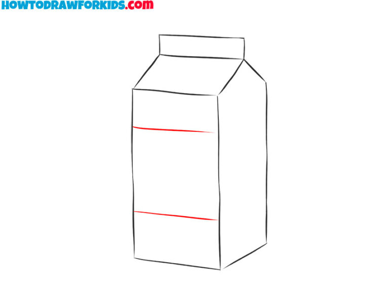 How to Draw Cartoon Milk - Easy Drawing Tutorial For Kids
