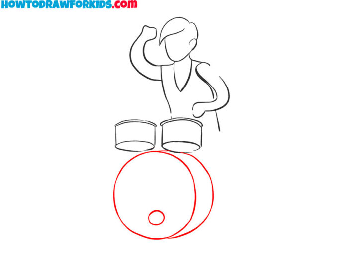 How to Draw a Drummer - Easy Drawing Tutorial For Kids