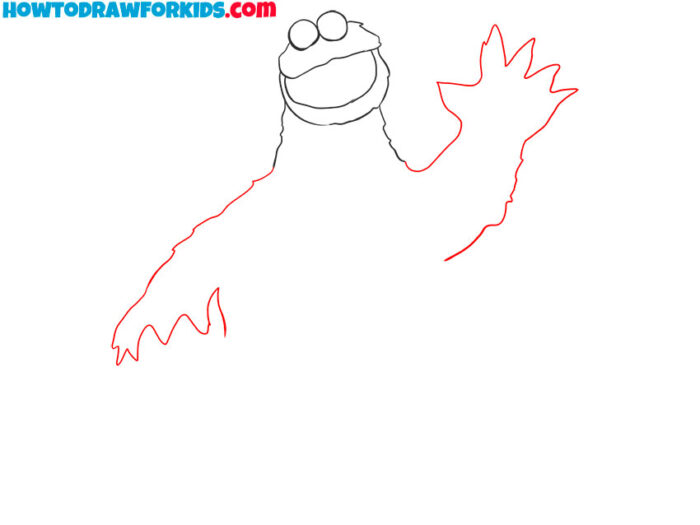 How to Draw Cookie Monster - Easy Drawing Tutorial For Kids