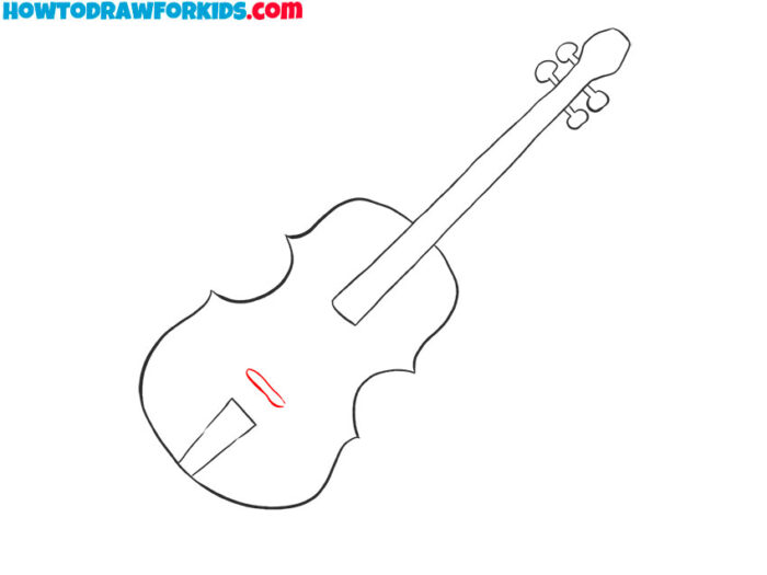 How to Draw a Violin - Easy Drawing Tutorial For Kids