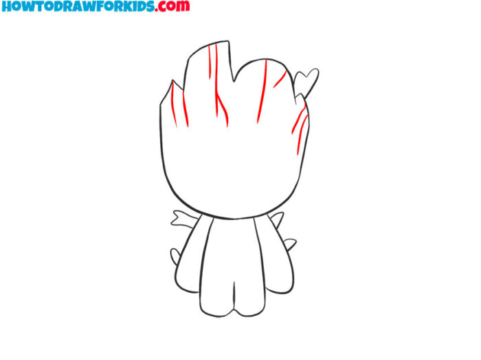 How to Draw Baby Groot - Easy Drawing Tutorial For Kids