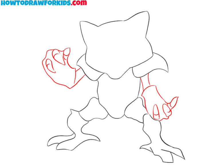 How to Draw Abra - Easy Drawing Tutorial For Kids