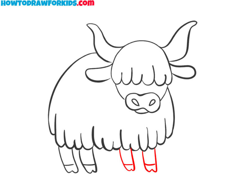 How to Draw a Buffalo - Easy Drawing Tutorial For Kids