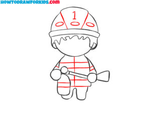 How to Draw a Firefighter - Easy Drawing Tutorial For Kids
