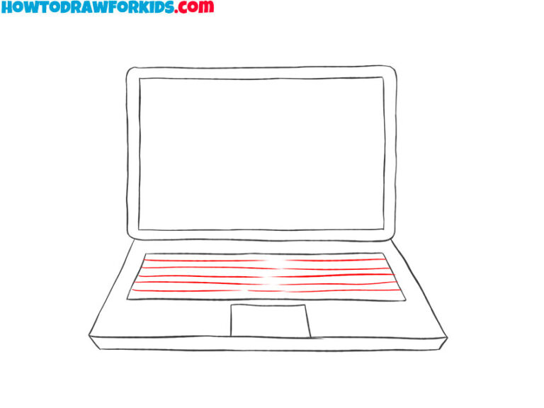 How to Draw a Laptop - Easy Drawing Tutorial For Kids