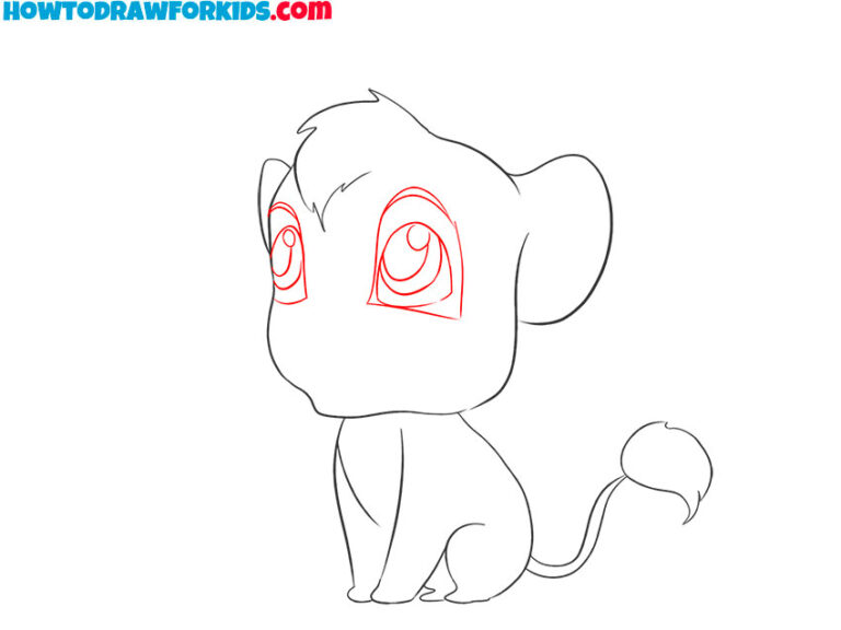 How to Draw Simba - Easy Drawing Tutorial For Kids