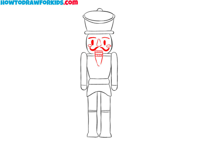 How to Draw a Nutcracker - Easy Drawing Tutorial For Kids