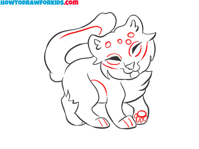 How to Draw a Snow Leopard - Easy Drawing Tutorial For Kids