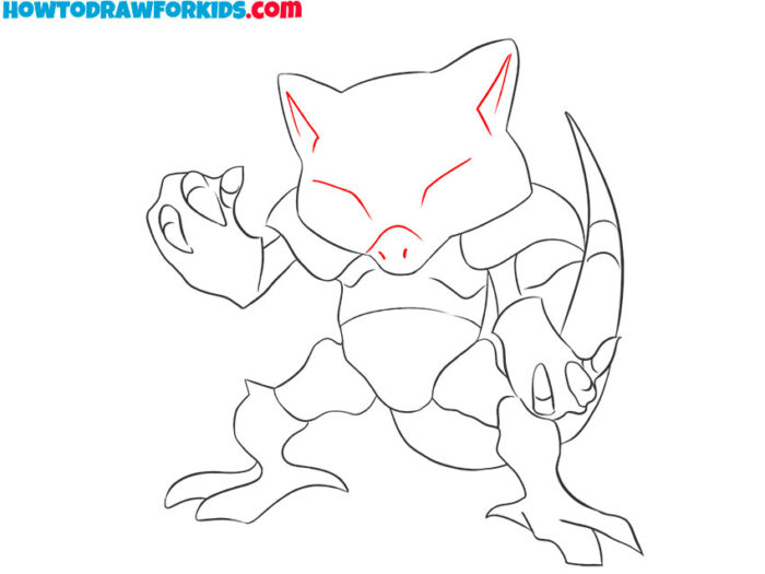 How to Draw Abra - Easy Drawing Tutorial For Kids