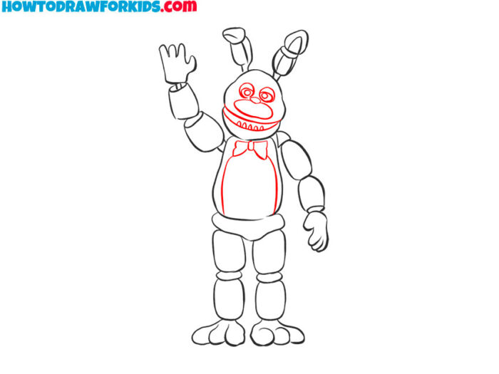 How to Draw Bonnie - Easy Drawing Tutorial For Kids
