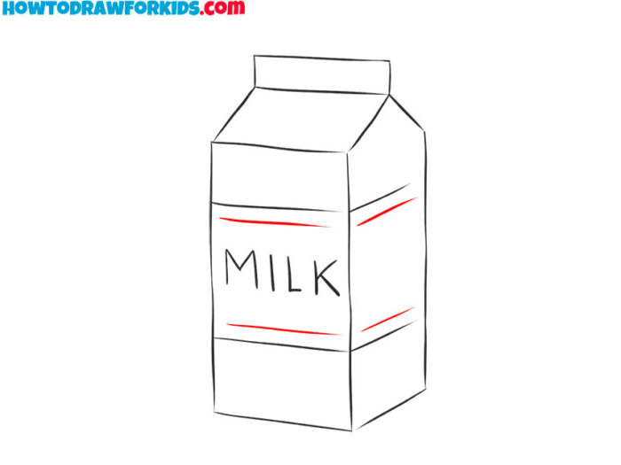 How to Draw Cartoon Milk - Easy Drawing Tutorial For Kids